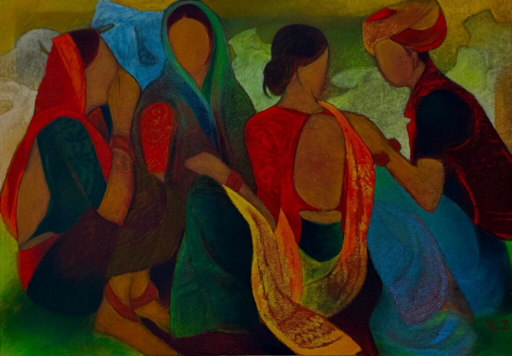 Shop Online Vrindavan Solanki Paintings at Artequest Art Gallery